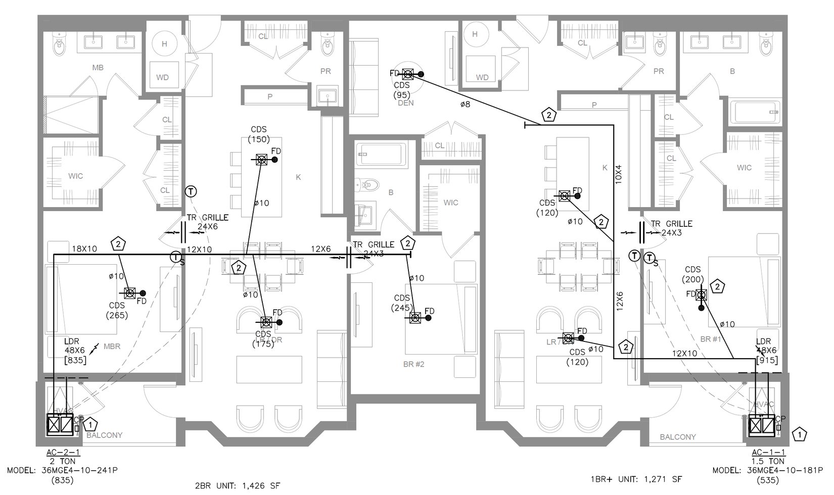 Cost Comparison for VRF (HVAC) Heat Pumps and packaged Vertical Units