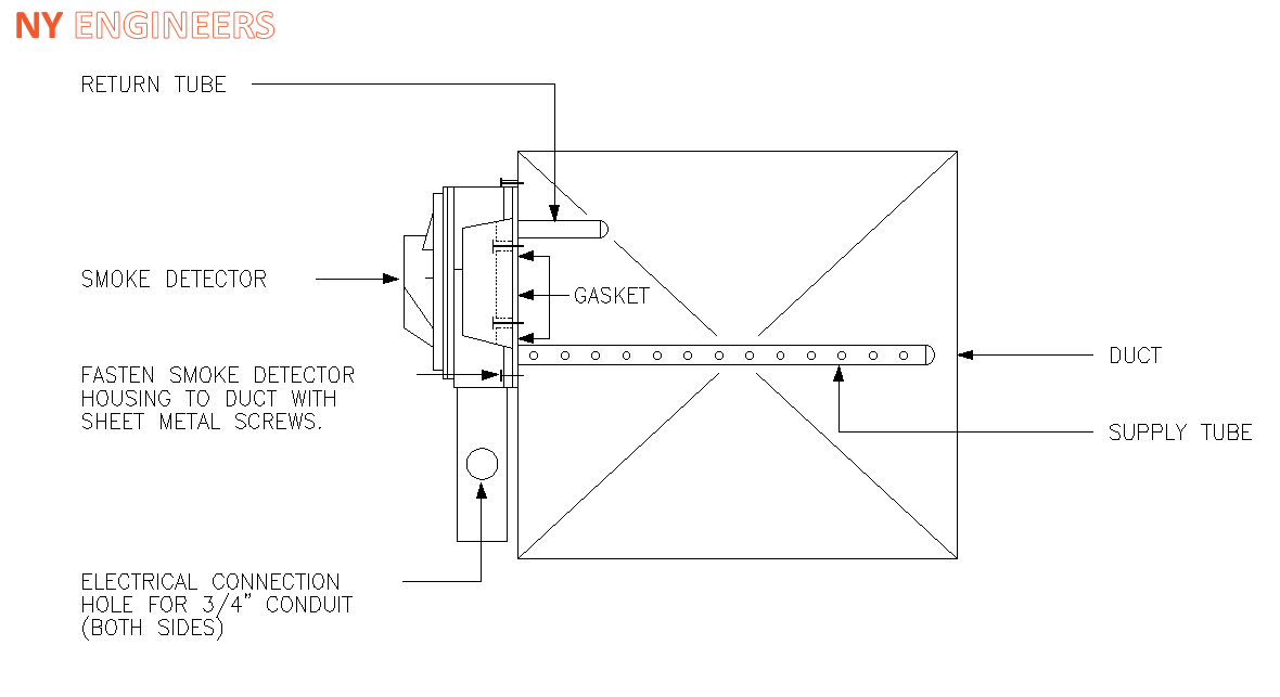 Duct Smoke Detector Design | Fire Alarm Engineering | NY Engineers